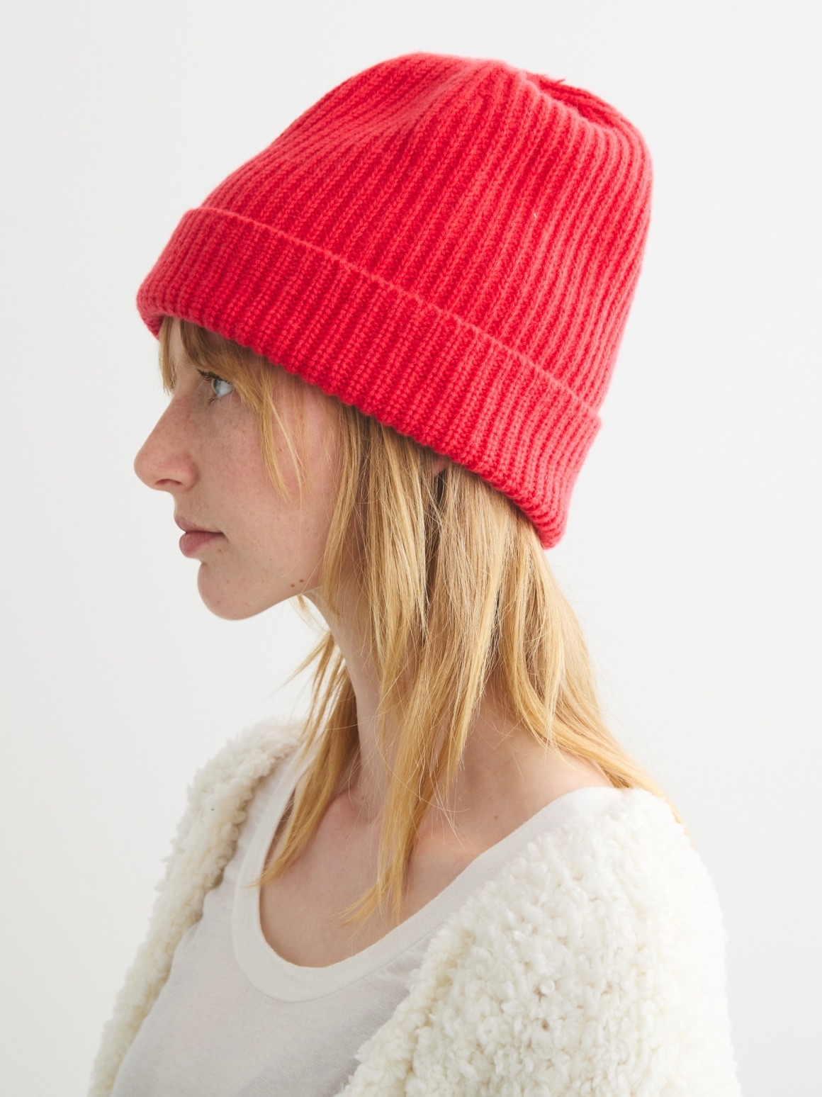 Holiday cashmere cap｜スリードッツ オフィシャルオンラインショップ