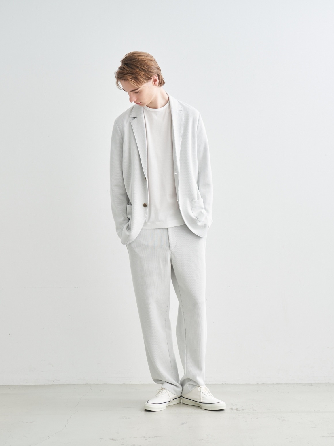 Men's double face pants｜スリードッツ オフィシャルオンラインショップ